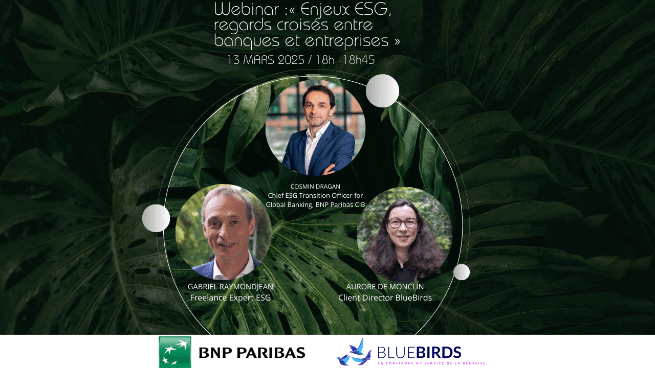 Replay Webinar avec BNP Paribas « Enjeux ESG, regards croisés entre ...